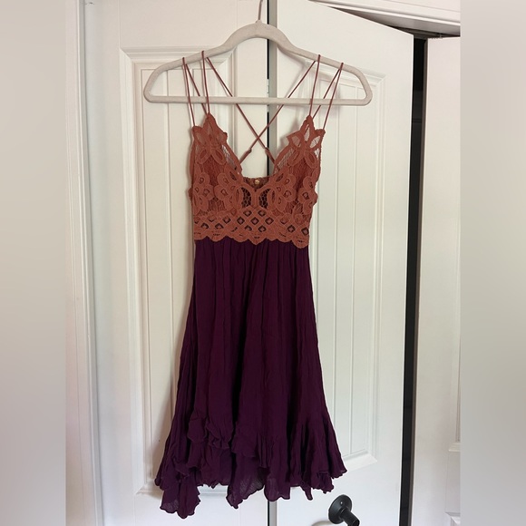 Free People | Dresses | Free People Adella Mini Dress Multicolor | Poshmark